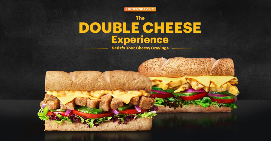 Double Cheese Sub – Subway Singapore