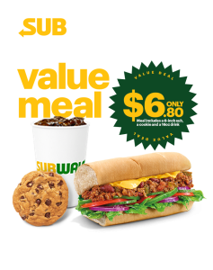Everyday Value Meal - Subway Singapore
