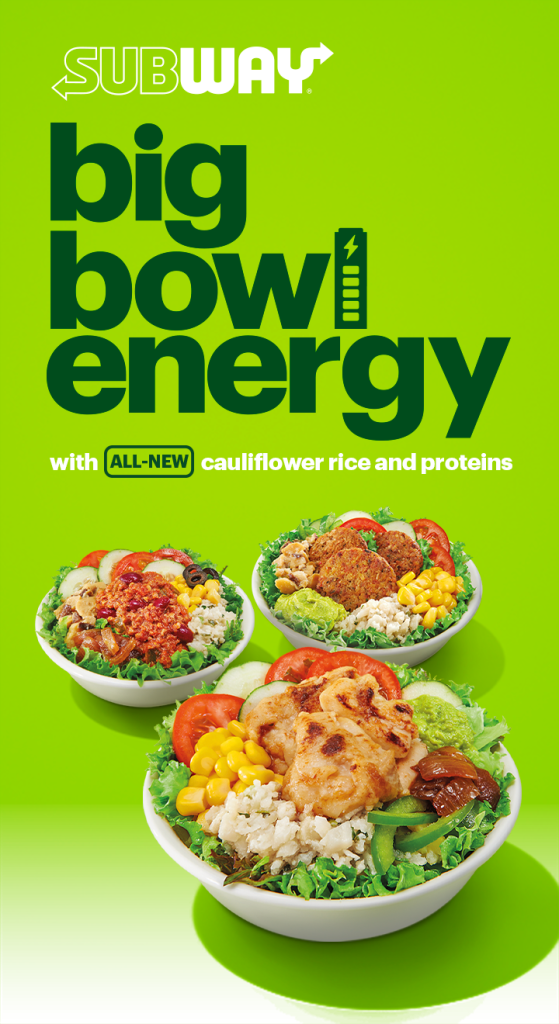 Eat Fresh Feel Good - Energy Bowl - Subway Singapore