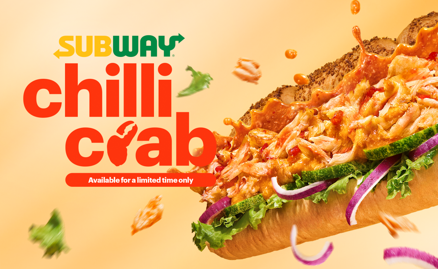 Eat Fresh Feel Good - Chilli Crab - Subway Singapore