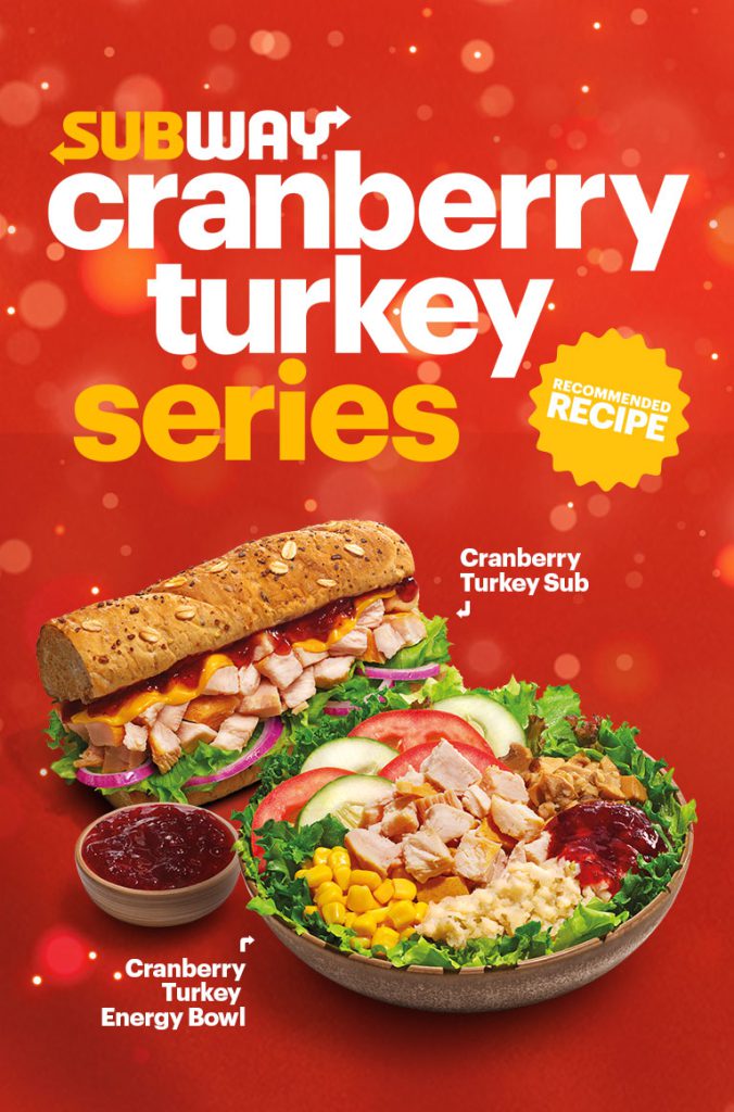 Eat Fresh Feel Good - Cranberry Turkey - Subway Singapore