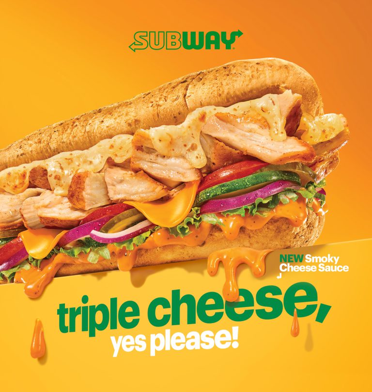 Eat Fresh Feel Good - Triple Cheese - Subway Singapore